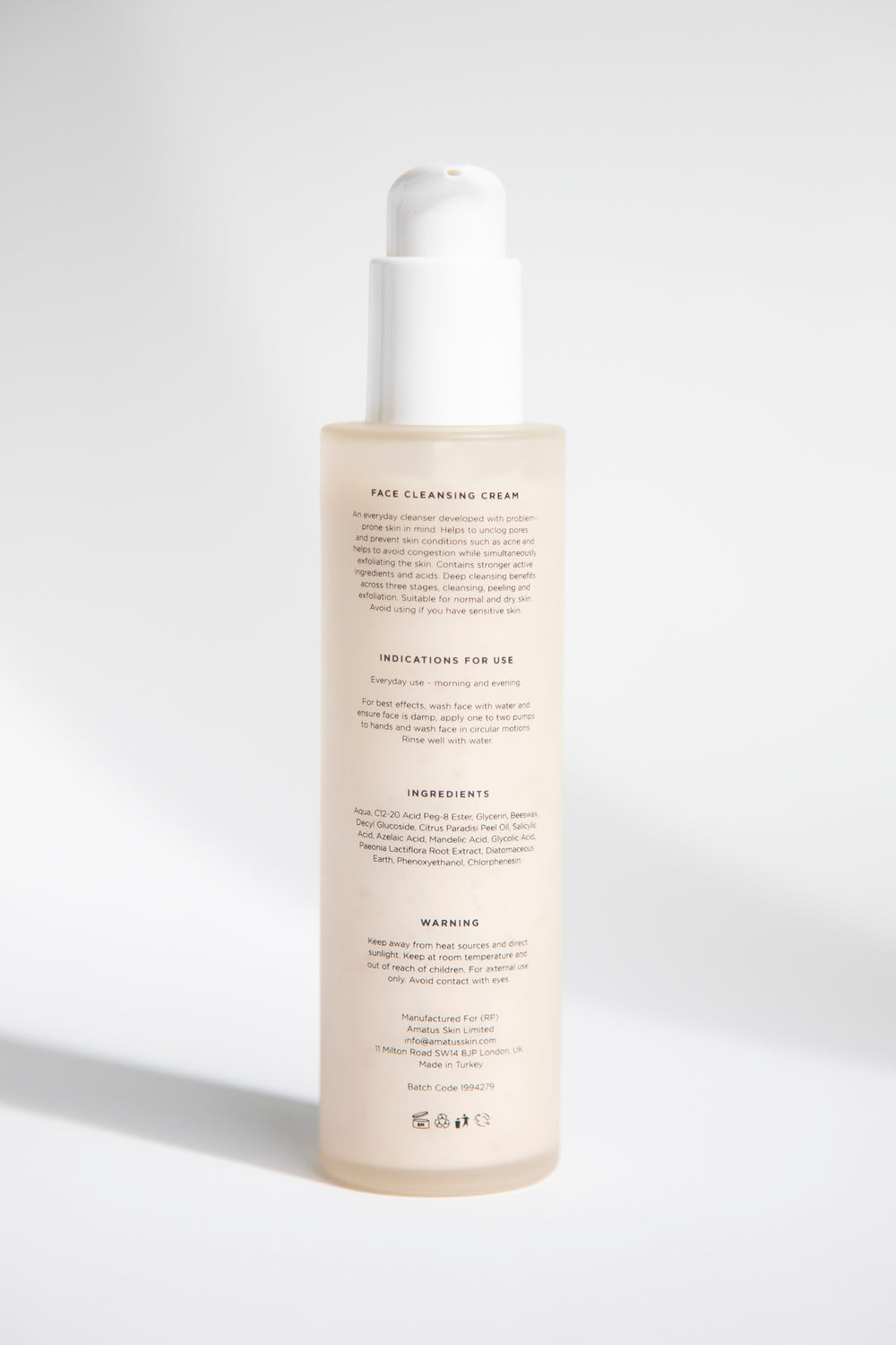 Complex Cleanser for acne prone skin by Amatus Skincare